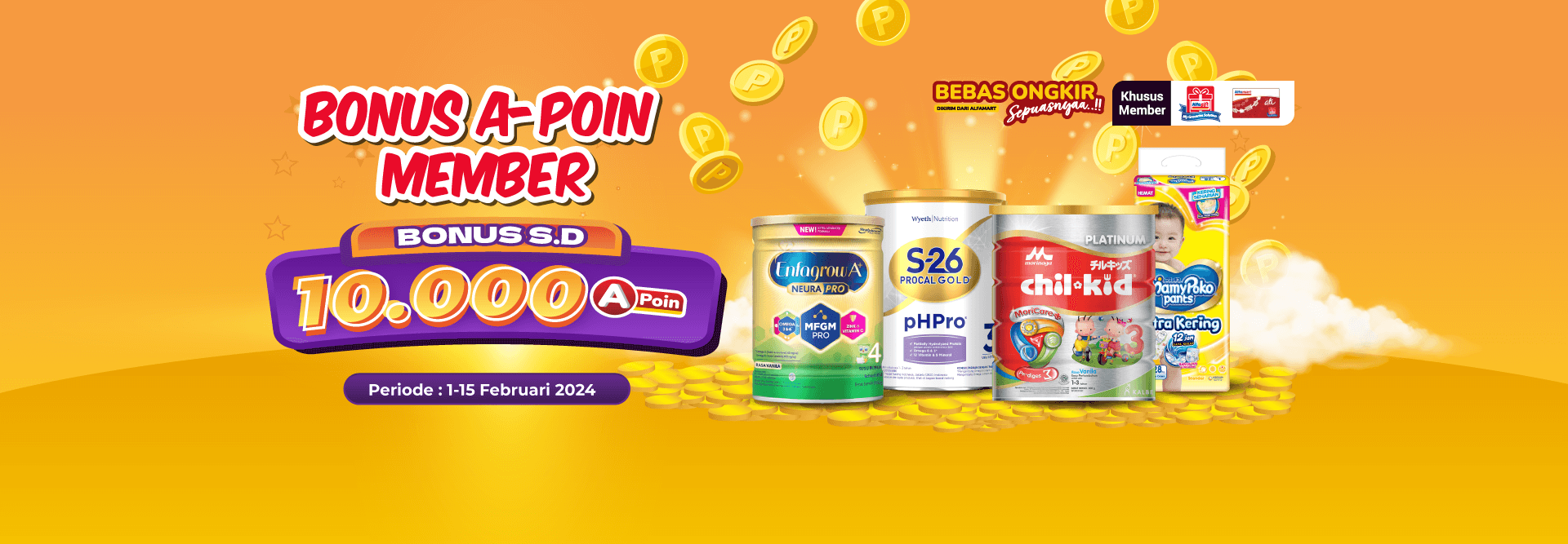 Bonus Poin Member - Alfamart