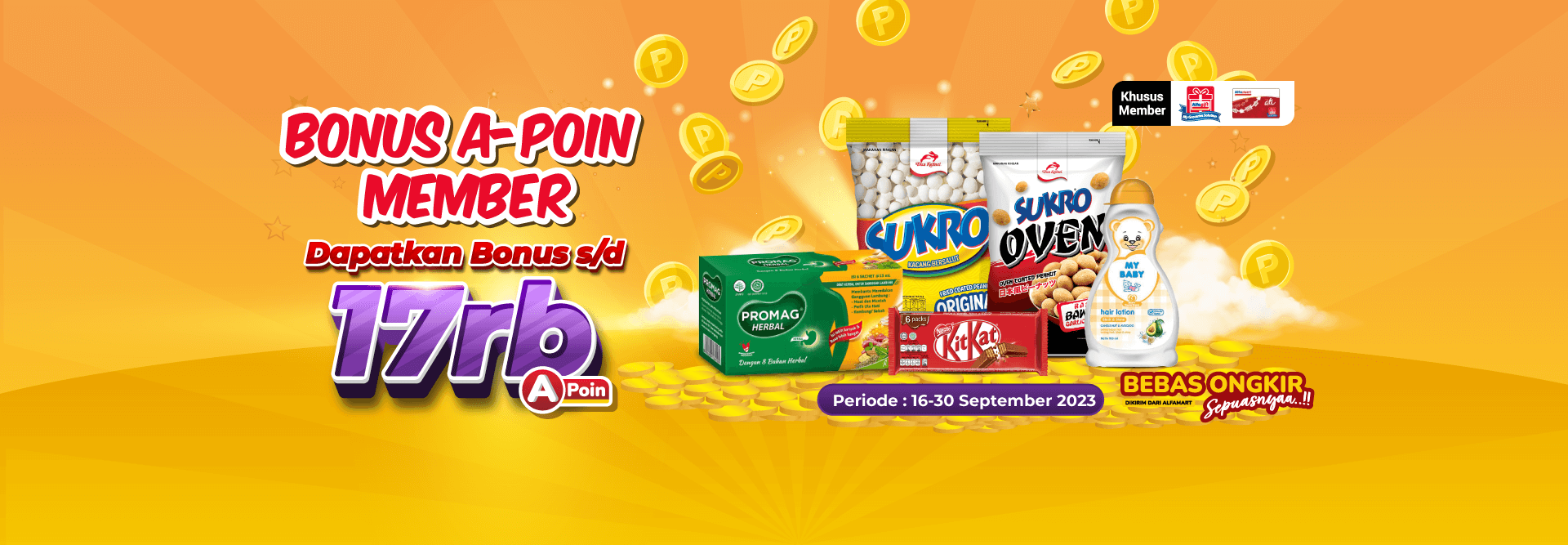 Bonus Poin Member - Alfamart